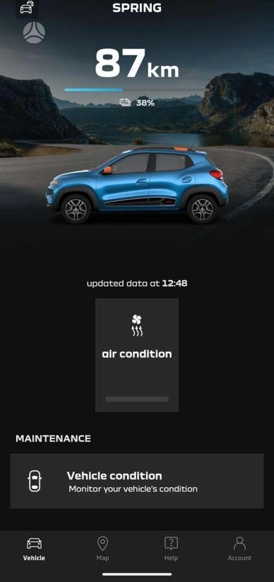 Blue Dacia Spring 2022 in Kaunas, with an engine capacity of 0.00 L and mileage of 41 thousand km for 8600 €, photo 26 on AUTOMOTO.COM.LV