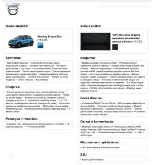 Blue Dacia Spring 2022 in Kaunas, with an engine capacity of 0.00 L and mileage of 41 thousand km for 8600 €, photo 29 on AUTOMOTO.COM.LV