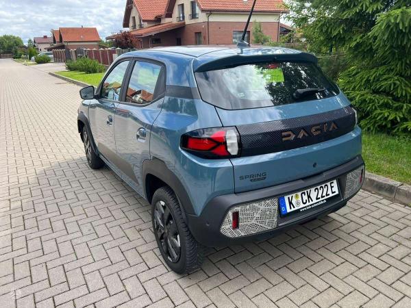 Blue Dacia Spring 2025 in Klaipeda, with an engine capacity of 0.00 L and mileage of 16 thousand km for 9499 €, photo 7 on AUTOMOTO.COM.LV