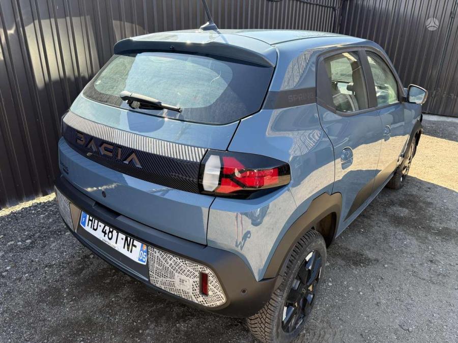 Blue Dacia Spring 2025 in Kaunas, with an engine capacity of 0.00 L and mileage of 7 thousand km for 7200 €, photo 9 on AUTOMOTO.COM.LV