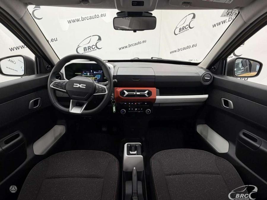Brown Dacia Spring 2025 in Vilnius, with an engine capacity of 0.00 L and mileage of 5 thousand km for 12500 €, photo 5 on AUTOMOTO.COM.LV