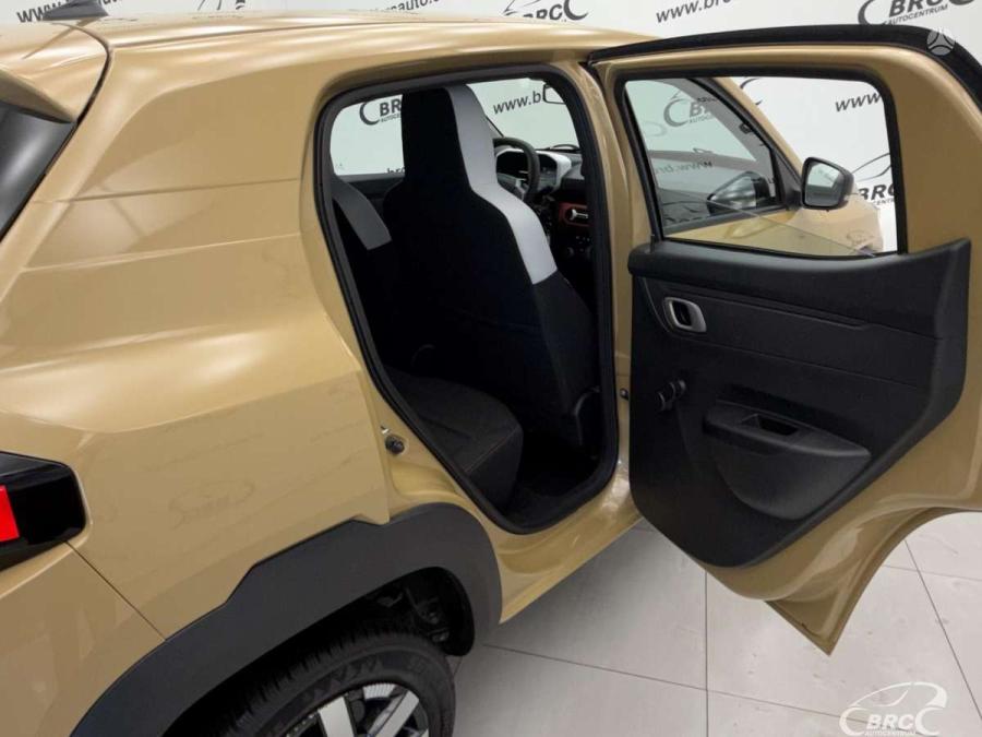 Brown Dacia Spring 2025 in Vilnius, with an engine capacity of 0.00 L and mileage of 5 thousand km for 12500 €, photo 15 on AUTOMOTO.COM.LV
