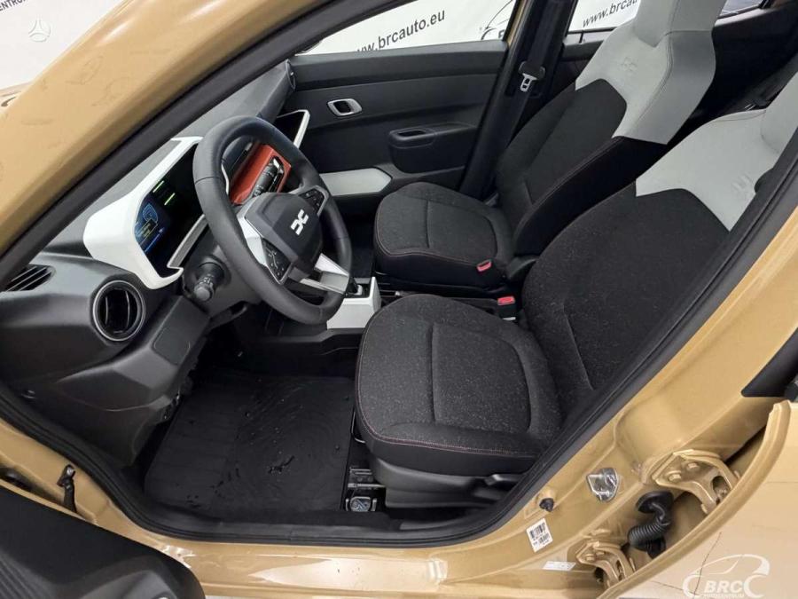 Brown Dacia Spring 2025 in Vilnius, with an engine capacity of 0.00 L and mileage of 5 thousand km for 12500 €, photo 22 on AUTOMOTO.COM.LV