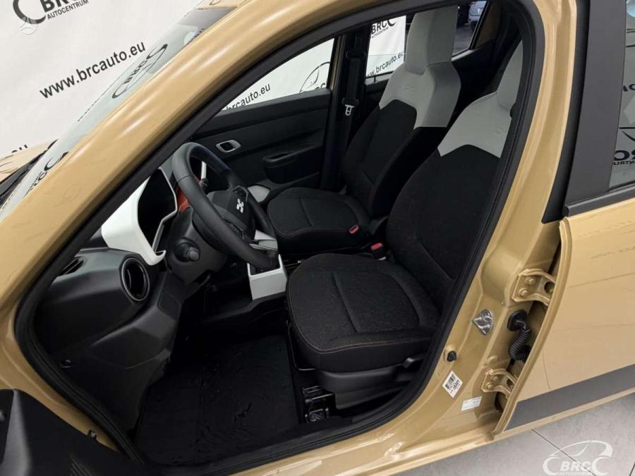 Brown Dacia Spring 2025 in Vilnius, with an engine capacity of 0.00 L and mileage of 5 thousand km for 12500 €, photo 23 on AUTOMOTO.COM.LV