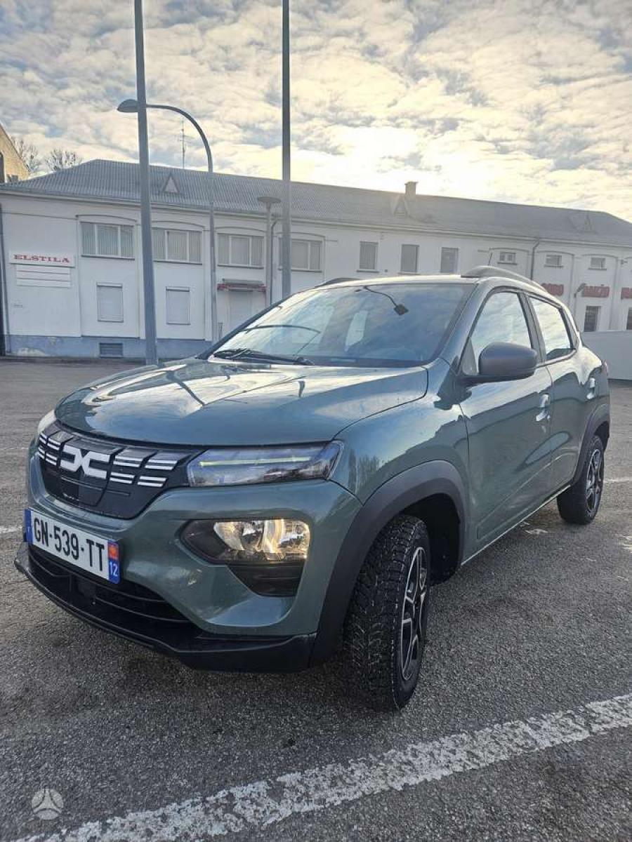 Green Dacia Spring 2023 in Kaunas, with an engine capacity of 0.00 L and mileage of 7 thousand km for 9750 €, photo 5 on AUTOMOTO.COM.LV
