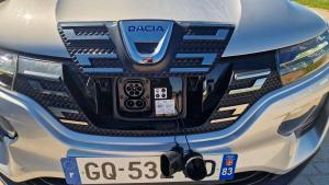 Grey Dacia Spring 2021 in Kaunas, with an engine capacity of 0.00 L and mileage of 33 thousand km for 5600 €, photo  on AUTOMOTO.COM.LV
