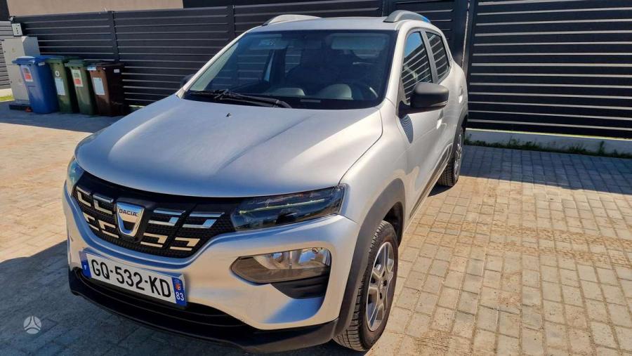 Grey Dacia Spring 2021 in Kaunas, with an engine capacity of 0.00 L and mileage of 34 thousand km for 5600 €, photo 9 on AUTOMOTO.COM.LV