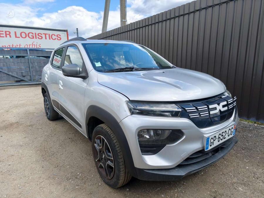 Grey Dacia Spring 2023 in Kaunas, with an engine capacity of 0.00 L and mileage of 30 thousand km for 5700 €, photo 1 on AUTOMOTO.COM.LV