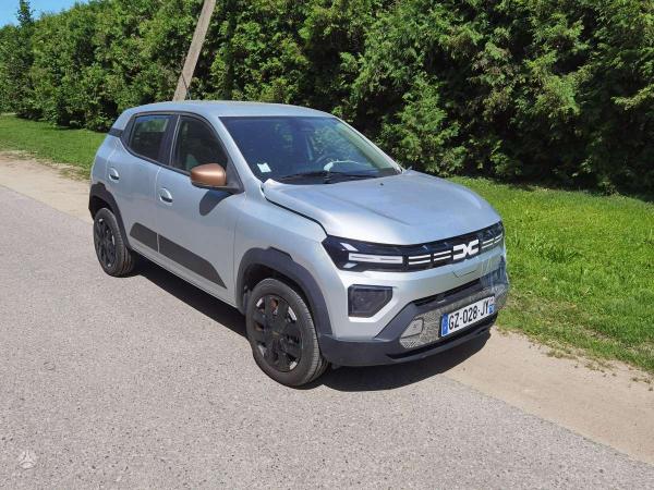 Grey Dacia Spring 2024 in Kaunas, with an engine capacity of 0.00 L and mileage of 6 thousand km for 6900 €, photo 1 on AUTOMOTO.COM.LV