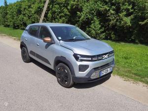 Grey Dacia Spring 2024 in Kaunas, with an engine capacity of 0.00 L and mileage of 6 thousand km for 6900 €, photo  on AUTOMOTO.COM.LV