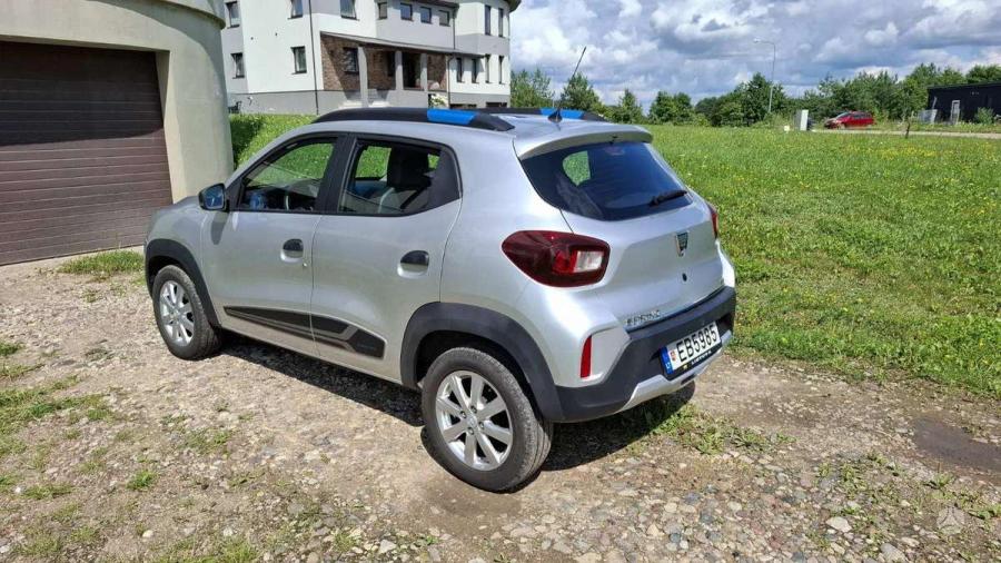 Pelēks Dacia Spring 2021 Elektrėnai, ar dzinēja tilpumu 0.00 L un nobraukumu 25 tūkst. km par 6200 €, foto 5 vietnē AUTOMOTO.COM.LV
