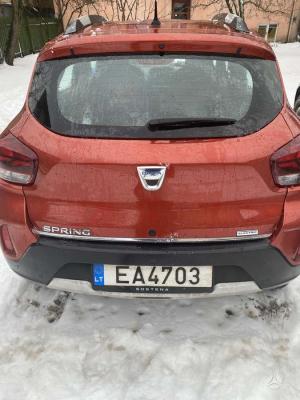 Sarkans Dacia Spring 2022 Kauņa, ar dzinēja tilpumu 0.00 L un nobraukumu 37 tūkst. km par 8500 €, foto 3 vietnē AUTOMOTO.COM.LV