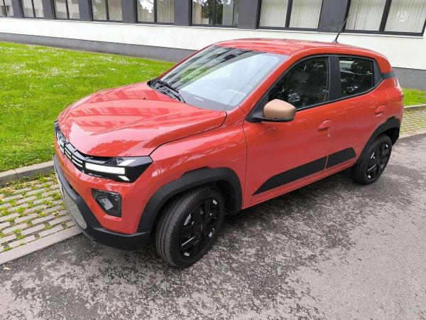 Red Dacia Spring 2025 in Kaunas, with an engine capacity of 0.00 L and mileage of 8 thousand km for 10000 €, photo 5 on AUTOMOTO.COM.LV