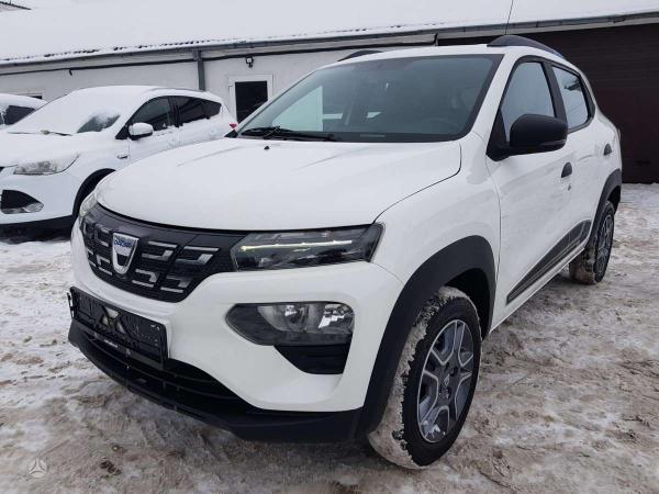 White Dacia Spring 2021 in Siauliai, with an engine capacity of 0.00 L and mileage of 25 thousand km for 7200 €, photo 1 on AUTOMOTO.COM.LV
