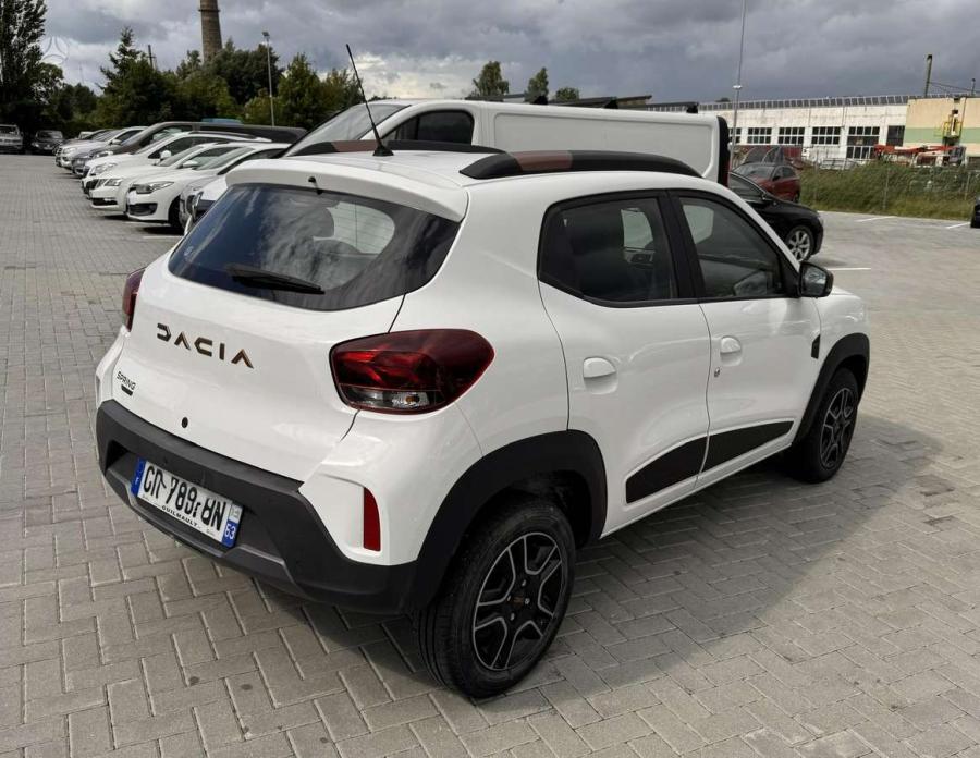 Balts Dacia Spring 2023 Tauragė, ar dzinēja tilpumu 0.00 L un nobraukumu 29 tūkst. km par 9800 €, foto 4 vietnē AUTOMOTO.COM.LV