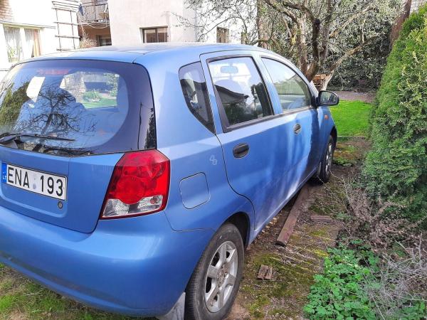 Daewoo Kalos 2003 in Kaunas, with an engine capacity of 1.20 L and mileage of 91 thousand km for 800 €, photo 6 on AUTOMOTO.COM.LV