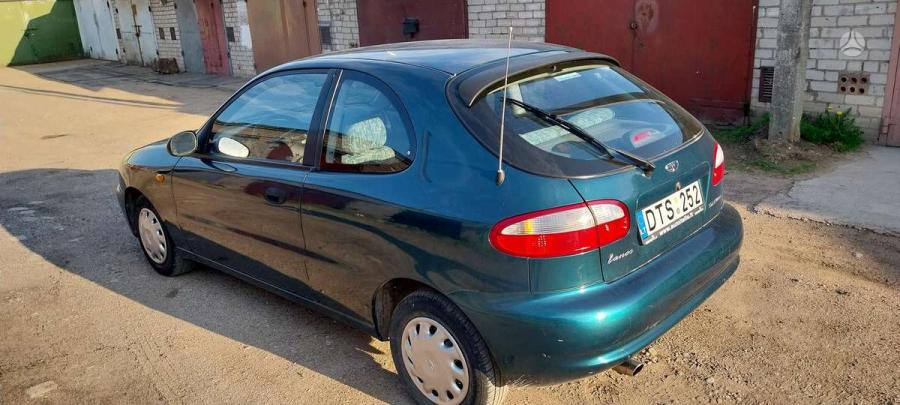 Zaļš Daewoo Lanos 1998 Kėdainiai, ar dzinēja tilpumu 1.35 L un nobraukumu 174 tūkst. km par 900 €, foto 7 vietnē AUTOMOTO.COM.LV