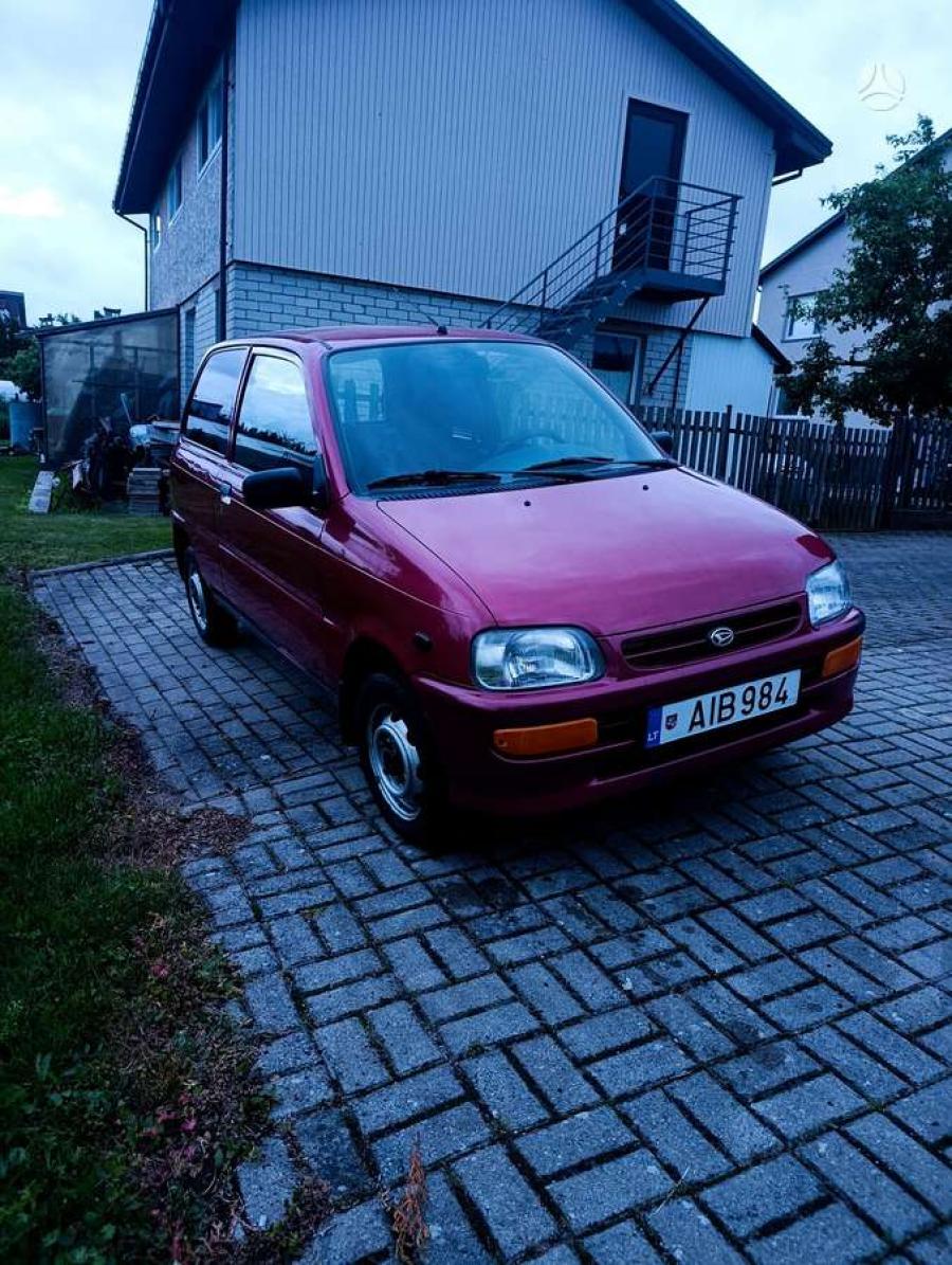 Sarkans Daihatsu Cuore 1996 Klaipėda, ar dzinēja tilpumu 0.85 L un nobraukumu 200 tūkst. km par 4500 €, foto 3 vietnē AUTOMOTO.COM.LV