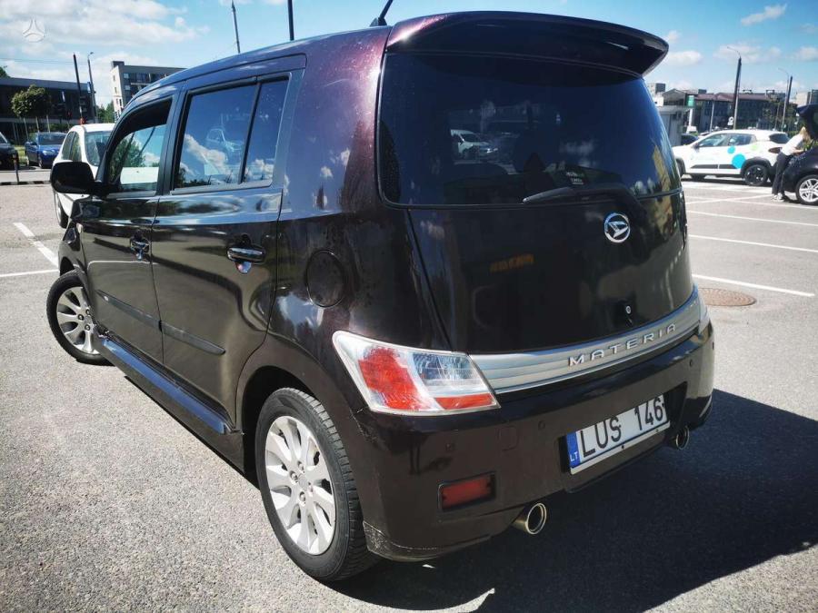 Violet Daihatsu Materia 2007 in Vilnius, with an engine capacity of 1.50 L and mileage of 136 thousand km for 3850 €, photo 26 on AUTOMOTO.COM.LV