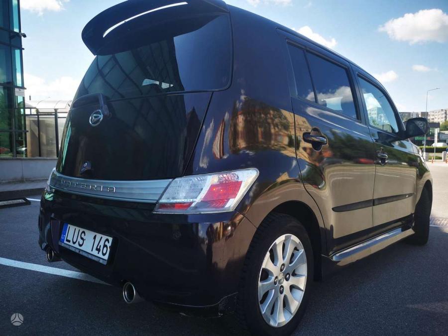Violets Daihatsu Materia 2007 Viļņa, ar dzinēja tilpumu 1.50 L un nobraukumu 137 tūkst. km par 3850 €, foto 8 vietnē AUTOMOTO.COM.LV