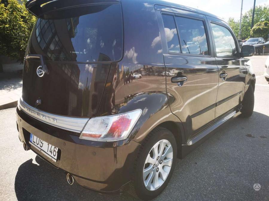 Violets Daihatsu Materia 2007 Viļņa, ar dzinēja tilpumu 1.50 L un nobraukumu 136 tūkst. km par 3850 €, foto 9 vietnē AUTOMOTO.COM.LV