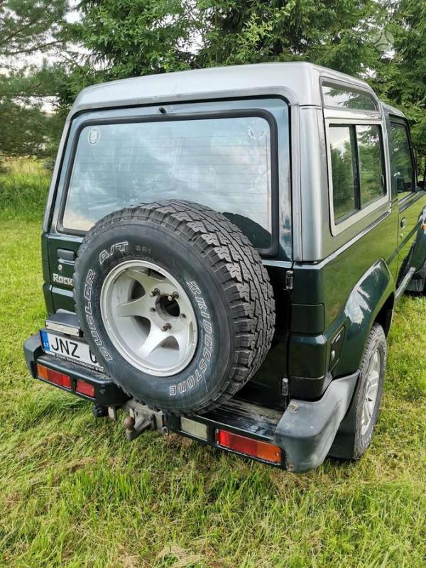 Green Daihatsu Rocky 1997 in Utena, with an engine capacity of 2.77 L and mileage of 207 thousand km for 3700 €, photo 2 on AUTOMOTO.COM.LV
