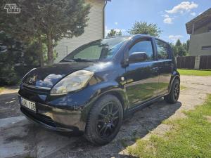 Black Daihatsu Sirion 2006 in Vilnius, with an engine capacity of 1.00 L and mileage of 260 thousand km for 400 €, photo 6 on AUTOMOTO.COM.LV