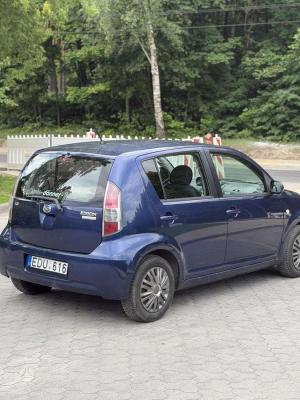 Blue Daihatsu Sirion 2006 in Vilnius, with an engine capacity of 1.30 L and mileage of 165 thousand km for 890 €, photo 5 on AUTOMOTO.COM.LV