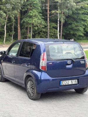 Blue Daihatsu Sirion 2006 in Vilnius, with an engine capacity of 1.30 L and mileage of 165 thousand km for 890 €, photo 7 on AUTOMOTO.COM.LV