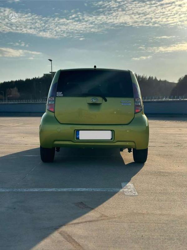 Zaļš Daihatsu Sirion 2008 Viļņa, ar dzinēja tilpumu 1.30 L un nobraukumu 176 tūkst. km par 1000 €, foto 6 vietnē AUTOMOTO.COM.LV