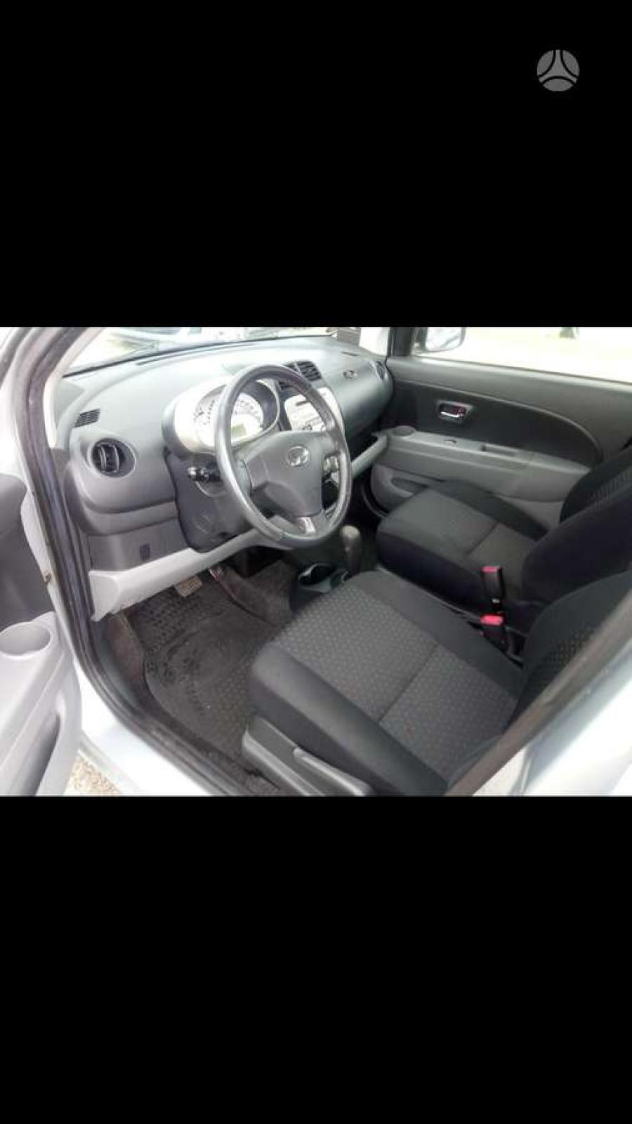 Grey Daihatsu Sirion 2009 in Vilnius, with an engine capacity of 1.30 L and mileage of 96 thousand km for 3950 €, photo 20 on AUTOMOTO.COM.LV