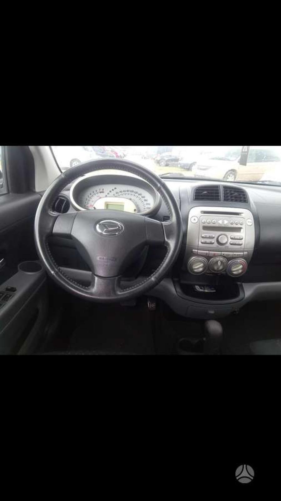 Grey Daihatsu Sirion 2009 in Vilnius, with an engine capacity of 1.30 L and mileage of 96 thousand km for 3950 €, photo 24 on AUTOMOTO.COM.LV