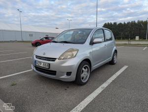 Grey Daihatsu Sirion 2009 in Vilnius, with an engine capacity of 1.30 L and mileage of 125 thousand km for 1500 €, photo  on AUTOMOTO.COM.LV