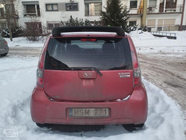 Daihatsu Sirion 2005 in Vilnius, with an engine capacity of 1.00 L and mileage of 188 thousand km for 500 €, photo 6 on AUTOMOTO.COM.LV