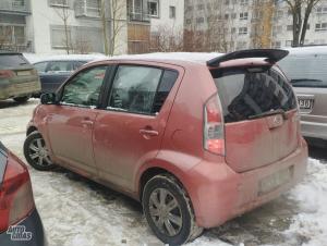 Daihatsu Sirion 2005 in Vilnius, with an engine capacity of 1.00 L and mileage of 188 thousand km for 400 €, photo 4 on AUTOMOTO.COM.LV