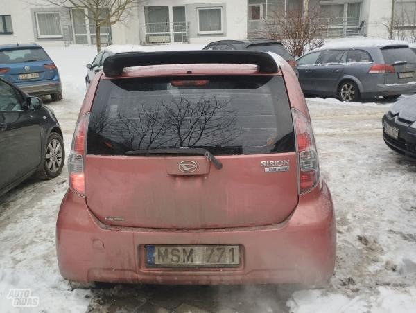 Daihatsu Sirion 2005 Viļņa, ar dzinēja tilpumu 1.00 L un nobraukumu 188 tūkst. km par 400 €, foto 6 vietnē AUTOMOTO.COM.LV