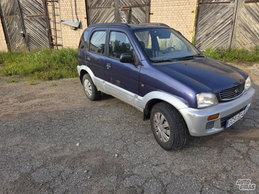 Daihatsu Terios 1998 Zarasai, ar dzinēja tilpumu 1.30 L un nobraukumu 145 tūkst. km par 670 €, foto 3 vietnē AUTOMOTO.COM.LV