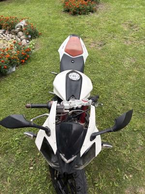 White Derbi GPR 2011 in Pasvalys, with an engine capacity of 0.13 L and mileage of 18 thousand km for 800 €, photo 8 on AUTOMOTO.COM.LV