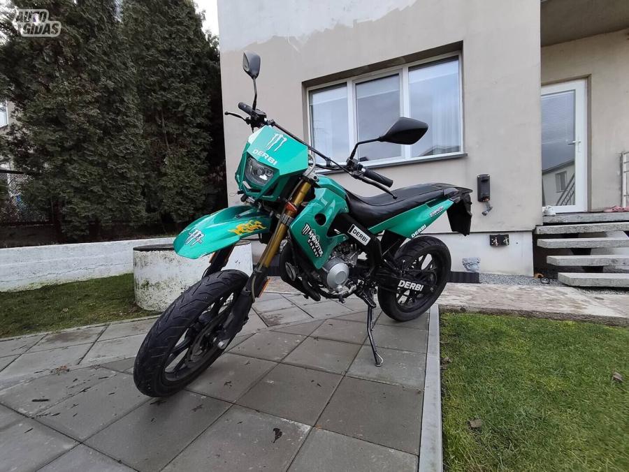 Green Derbi Senda 2002 in Alytus, with an engine capacity of 0.07 L and mileage of 13 thousand km for 1000 €, photo 1 on AUTOMOTO.COM.LV