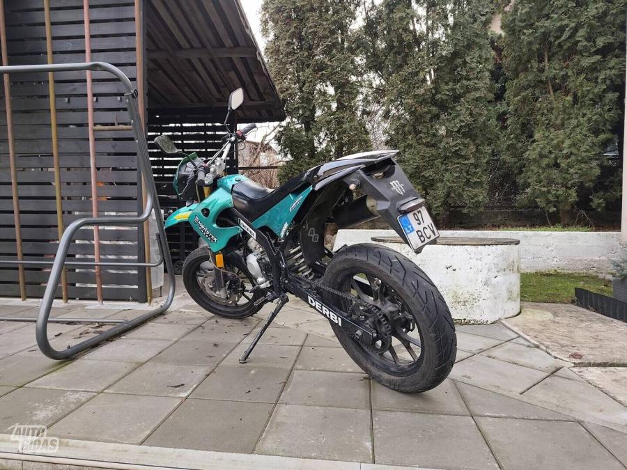 Green Derbi Senda 2002 in Alytus, with an engine capacity of 0.07 L and mileage of 13 thousand km for 1000 €, photo 4 on AUTOMOTO.COM.LV