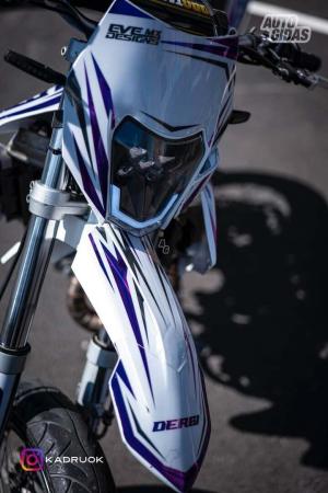 White Derbi Senda 2009 in Gargzdai, with an engine capacity of 0.05 L and mileage of 7 thousand km for 2000 €, photo 6 on AUTOMOTO.COM.LV