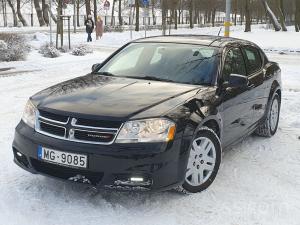 Black Dodge Avenger 2014 in Liepaja, with an engine capacity of 2.40 L and mileage of 136 thousand km for 3750 €, photo  on AUTOMOTO.COM.LV