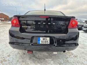 Black Dodge Avenger 2014 in Liepaja, with an engine capacity of 2.40 L and mileage of 136 thousand km for 3950 €, photo 6 on AUTOMOTO.COM.LV