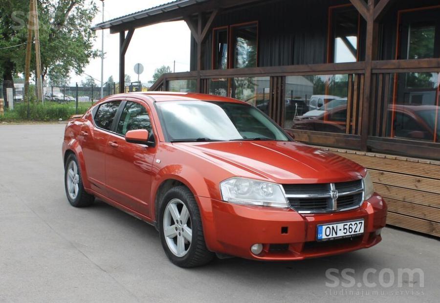 Orange Dodge Avenger 2007 in Riga, with an engine capacity of 2.00 L and mileage of 0 thousand km for 2490 €, photo 4 on AUTOMOTO.COM.LV