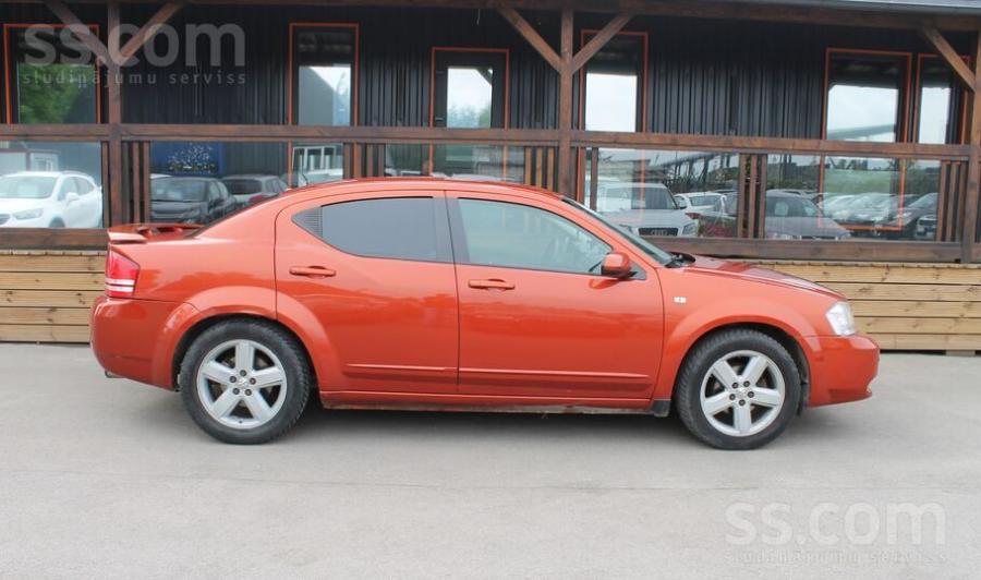 Orange Dodge Avenger 2007 in Riga, with an engine capacity of 2.00 L and mileage of 0 thousand km for 2490 €, photo 9 on AUTOMOTO.COM.LV