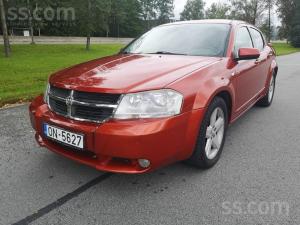Красный Додж Авенджер 2007 в Рига, объемом двигателя 2.00 л и пробегом 0 тыс. км за 2690 €, фото 1 на AUTOMOTO.COM.LV
