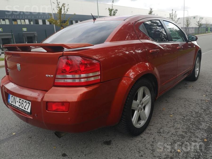 Red Dodge Avenger 2007 in Riga, with an engine capacity of 2.00 L and mileage of 0 thousand km for 2690 €, photo 7 on AUTOMOTO.COM.LV