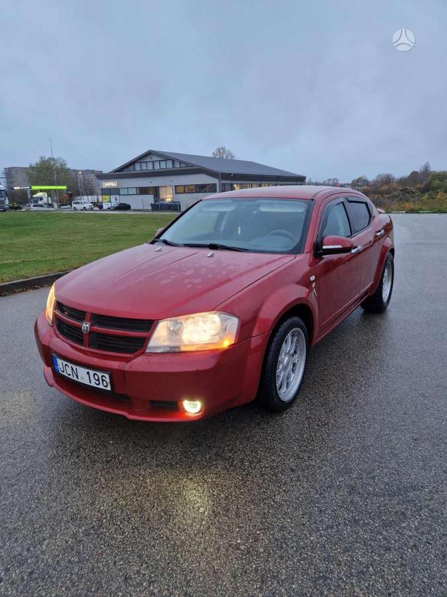 Sarkans Dodge Avenger 2008 Šauļi, ar dzinēja tilpumu 1.97 L un nobraukumu 3 tūkst. km par 2600 €, foto 8 vietnē AUTOMOTO.COM.LV