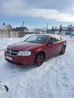 Red Dodge Avenger 2009 in Daugavpils, with an engine capacity of 2.40 L and mileage of 233 thousand km for 1700 €, photo  on AUTOMOTO.COM.LV