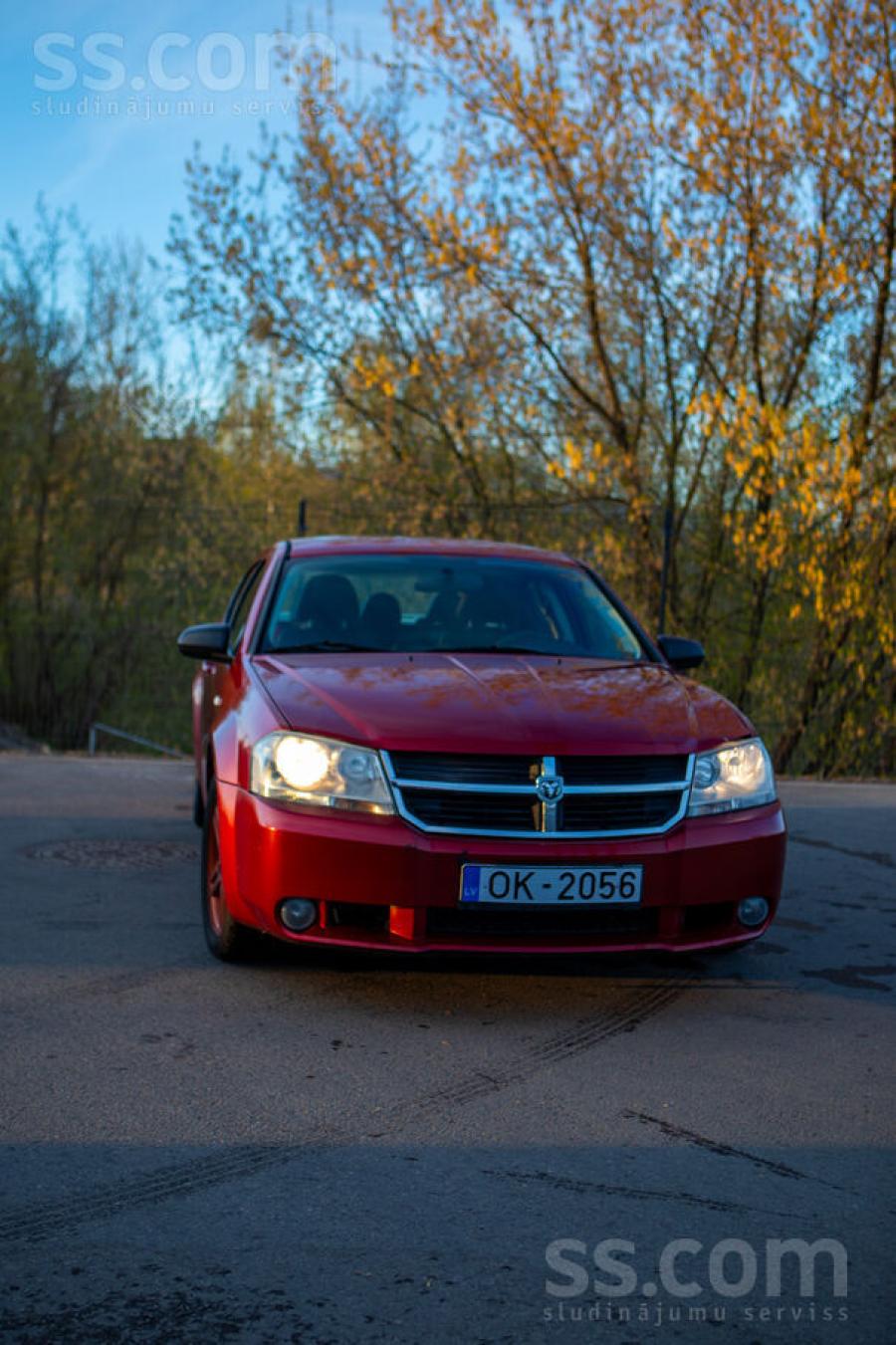 Red Dodge Avenger 2009 in Daugavpils, with an engine capacity of 2.40 L and mileage of 234 thousand km for 2900 €, photo 9 on AUTOMOTO.COM.LV